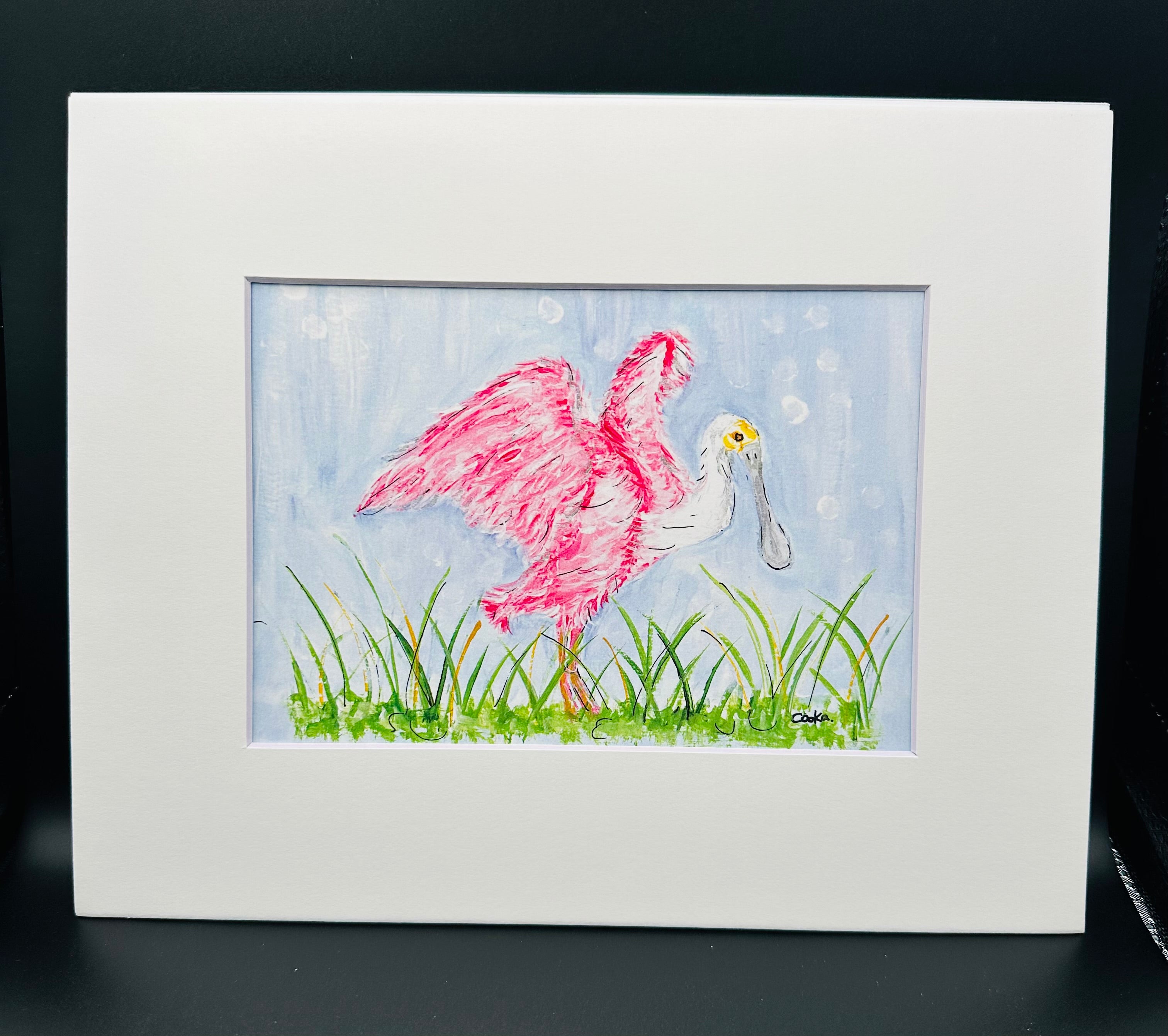 Roseata Spoonbill Print – Richardsons Angels